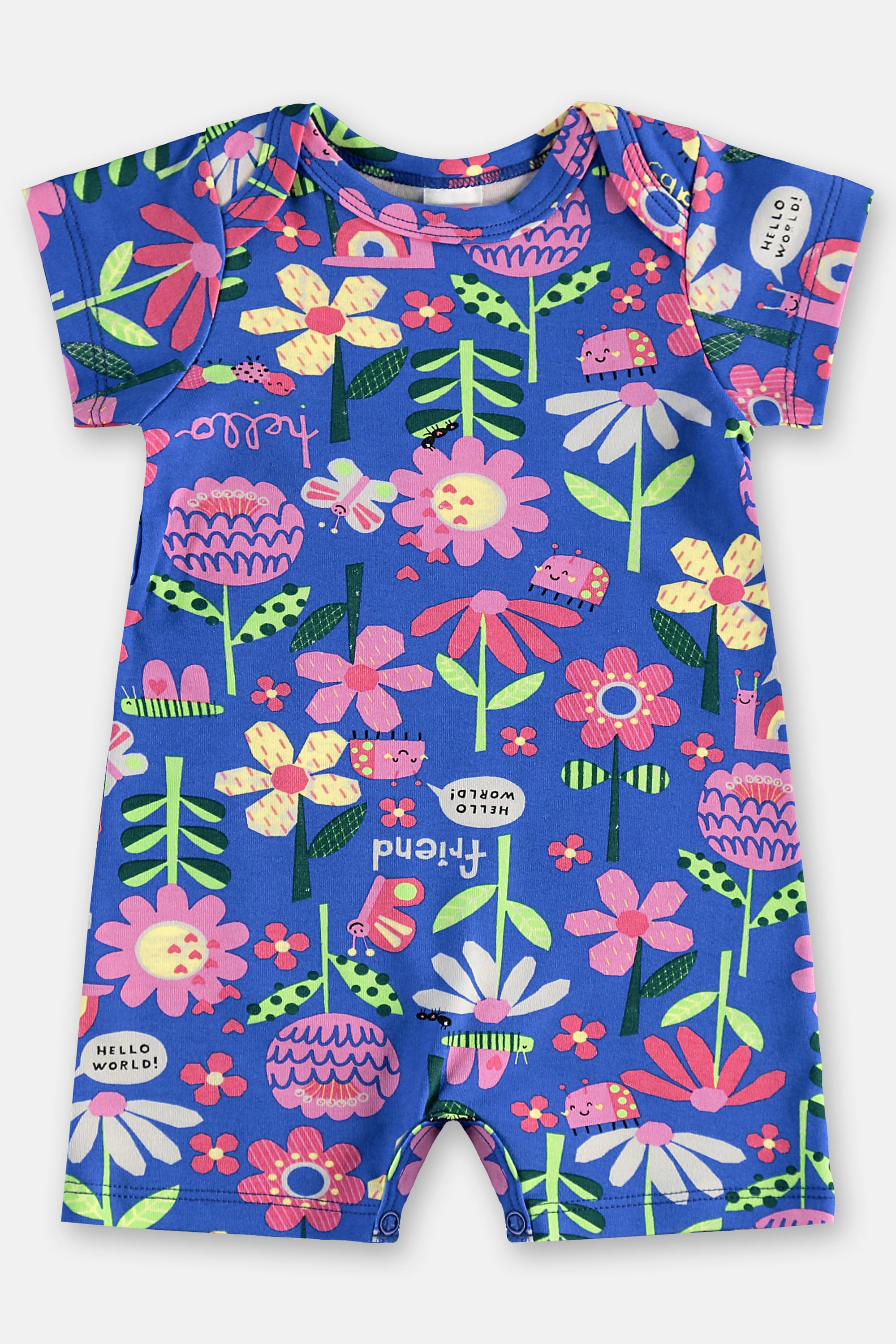 Macaquinho em Suedine Essentials Bebê Menina Azul | Up Baby - Up Baby